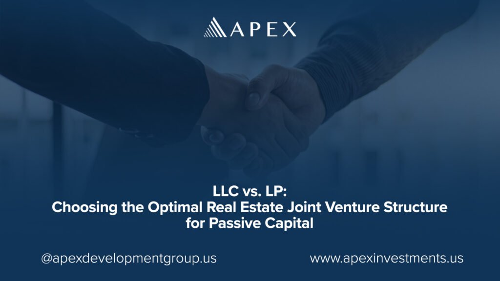 LLC vs LP for Real Estate Joint Ventures Explained
